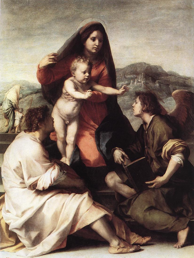 Andrea del Sarto Madonna della Scala Painting | Best Paintings For Sale