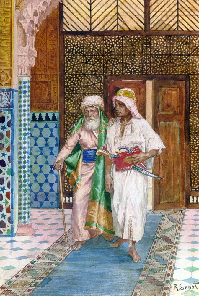 Rudolf Ernst Returning Home Painting | Best Paintings For Sale